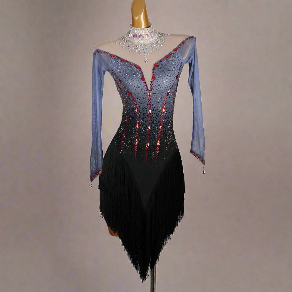 Crimson Spark Dress | DanceDressing | Custom Made – Dance Dressing