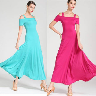 Refined Spectrum Ballroom Dress | Dance Dressing