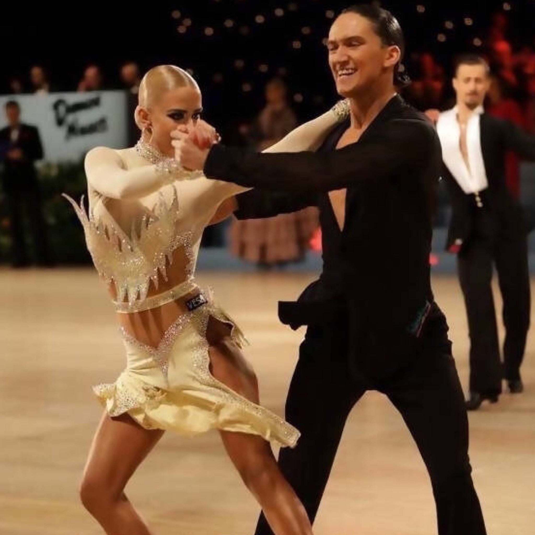 Vesa Light Yellow Latin Dress | DanceDressing – Dance Dressing